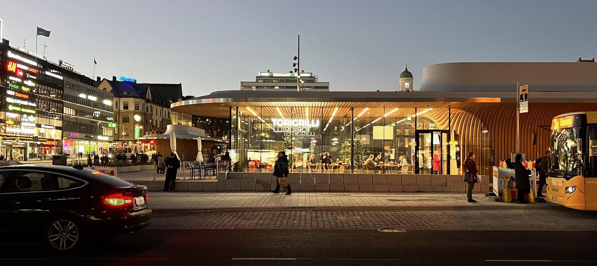 Turku Market square Pavillions - Schauman & Nordgren Architects - Projects